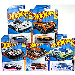 Hot Wheels - 5 Pack - Random Track Stars - Track Champs - Best for Track - Mint/NrMint Ships Bubble Wrapped in a Sized Box