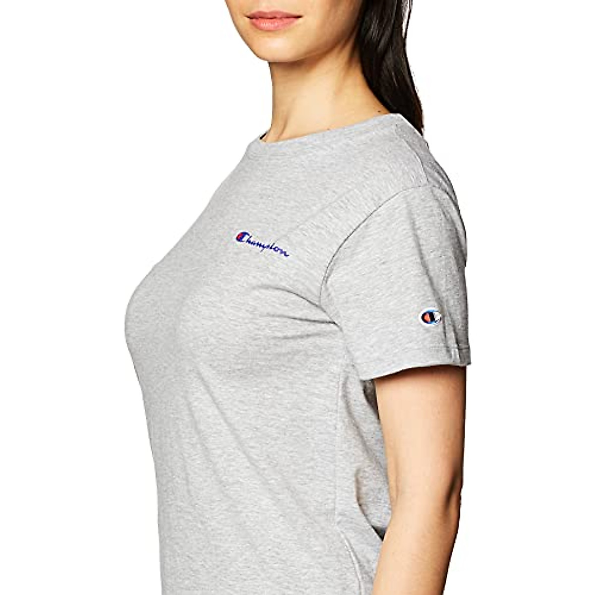 Champion Women's T-Shirt, Classic Cotton-Blend T-Shirt, Crewneck Tee, Jersey T-Shirt