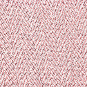 mDesign Fabric Drawer Organizer Bin Dividers for Kids/Baby Nursery Dresser, Closet, Organization - Bins Hold Clothes, Diapers, Cream, Toy, Blankets - Pink Herringbone