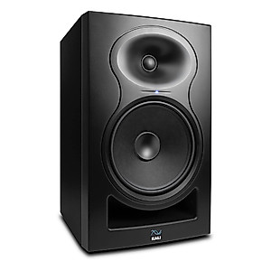 Kali Audio LP-8V2 8” Powered Studio Monitor - 100W Speaker System with Boundary Compensation EQ Settings - for Mixing, Recording, Audio Production - XLR, TRS, RCA Input Ports - Single, Black