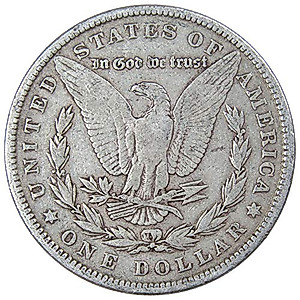 1884 Morgan Dollar F Fine 90% Silver $1 US Coin Collectible