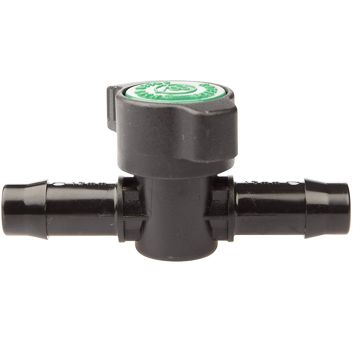 The Original Safety Siphon 3/4 Inch Barbed Shut Off Valve - Simple On and Off Operation w/O-rings to Prevent Leaking - Splice in Line for Easy Flow Control - Constructed from Wear-Resistant Plastic