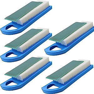 Cyleto 5pcs Air Filter with Pre Filter for John Deere M149171 Craftsman 33425 Briggs & Stratton 4211 4214 5077h 5077K 697153 698083 795115 653202 695547 697014 697634