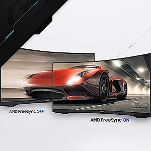 SAMSUNG 34-Inch Odyssey G5 Ultra-Wide Gaming Monitor with 1000R Curved Screen, 165Hz, 1ms, FreeSync Premium, WQHD (LC34G55TWWNXZA, 2020 Model), Black