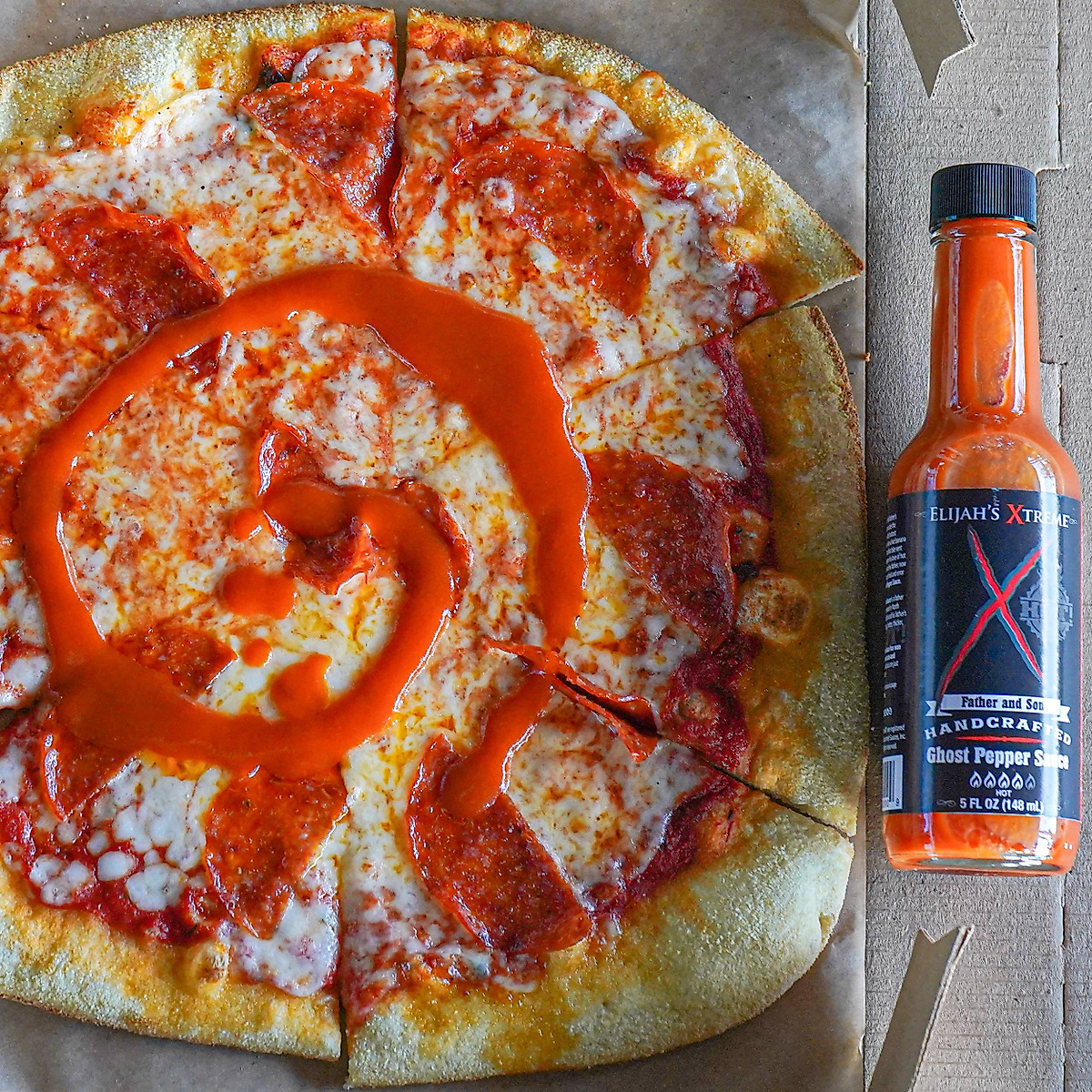 Elijah's Xtreme Ghost Pepper Hot Sauce, Handcrafted Award Winning Blend of Ghost Peppers, Habanero Garlic & Lime, Extreme Heat & Flavor