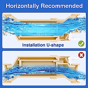 BLUE WORKS Salt Cell - Model Number BLW1T15H, Compatible with Hayward Salt Cell Model Number T-CELL-15, Up to 40,000 Gallon Pool, Cell Plates Provided by American Company, 1 Year USA Warranty