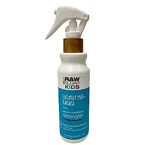 RAW SUGAR Raw Sugar Kids Banana + Coconut Milk Leave-in Conditioner & Detangler For Thick Unruly Hair - Infused with Castor Seed Oil - 6 fl. oz One Size