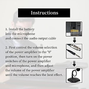 EBTOOLS Wired Microphone, 360 Degree Omnidirectional Highly Sensitive Noise Reduction Desktop Microphone, with 5m XLR Cable, Suitable for Meetings, Voice, Games, Karaoke