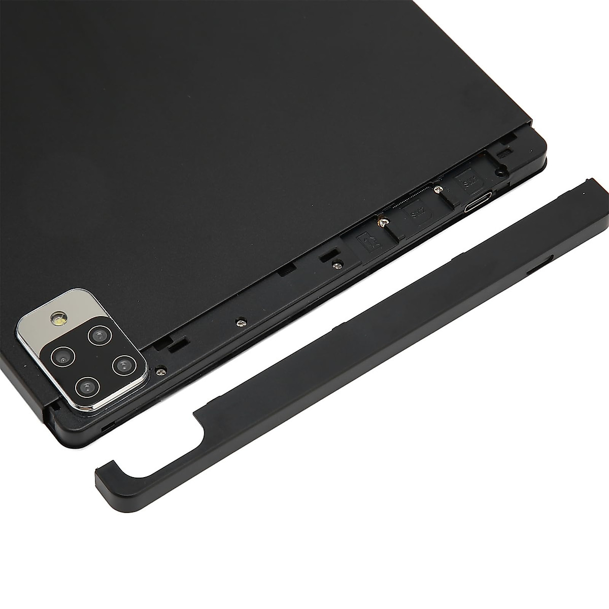 Kufoo Student Tablet, 5000mAh Office Tablet 10 Inch Black IPS Screen 4GB RAM 64GB ROM for Travel (US Plug)