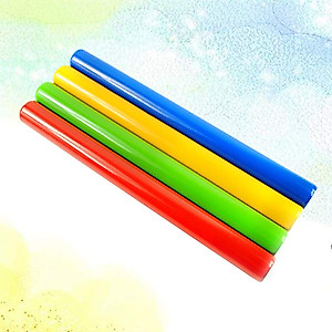 BESPORTBLE 4Pcs Relay Baton Aluminum Track Baton Field Race Batons Running Racing Competition Tools for Students Office Clark Outdoor 2.8cm