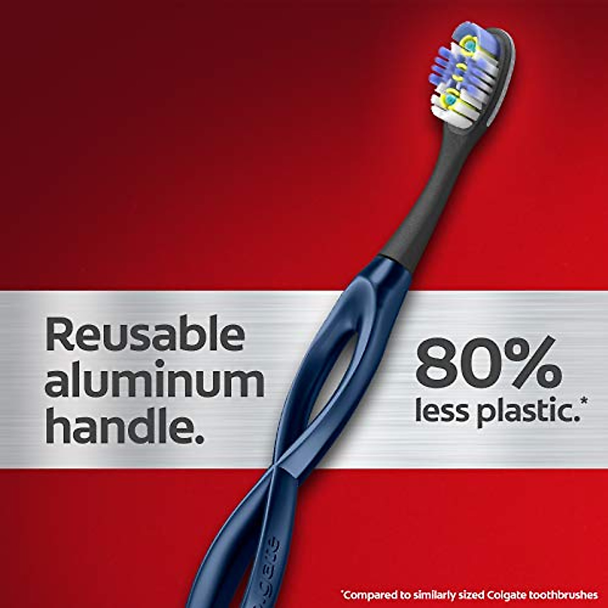 Colgate Keep Toothbrush Refill Heads, Deep Clean, 4 Pack