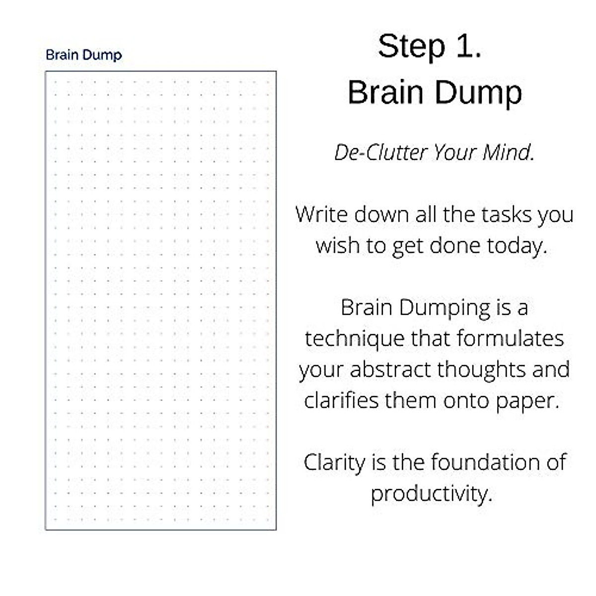 The Time Box Daily Time Management Planner - Time Blocking To Do List Planning Pad, Blank Hourly Notepad - Personal Organizer Notepad for Work - Brain Dump Agenda Notebook - 60 Undated Sheets 7" x 10"