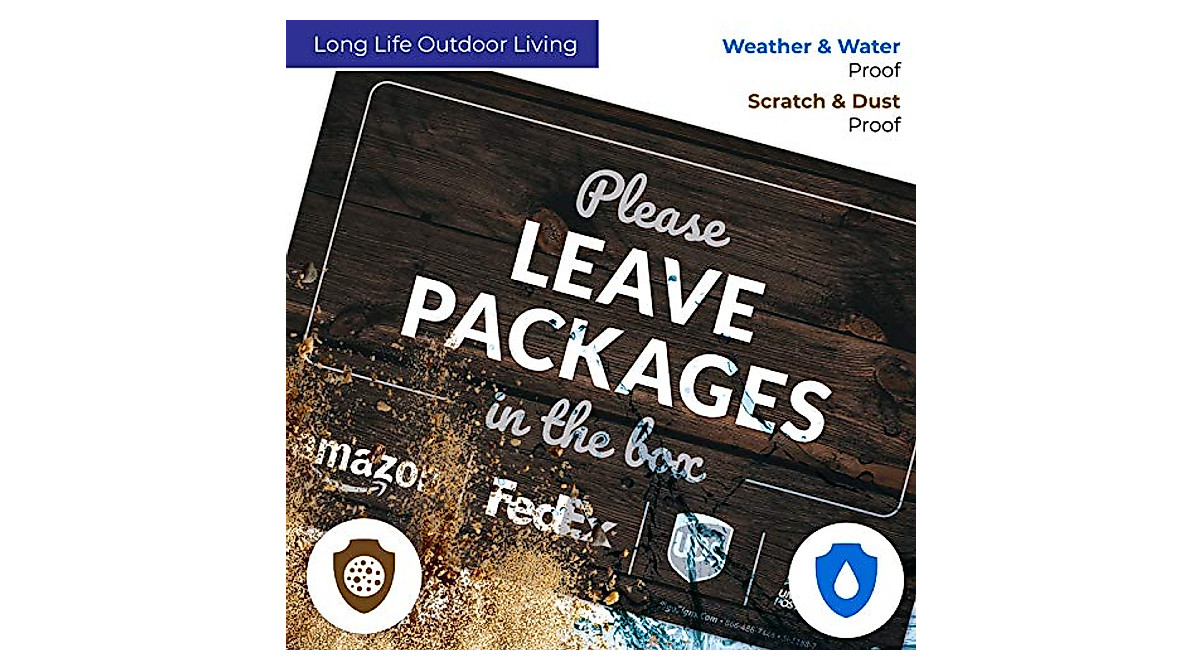 Package Delivery Sign - Durable & Fade Resistant