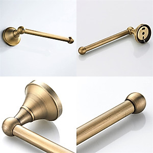 Holder Bathroom Hardware Set, Bathroom Accessories Antique Copper,Wall-Mounted Bathroom Rack Accessory Set,Bathroom Hardware Set, (Color : Set)