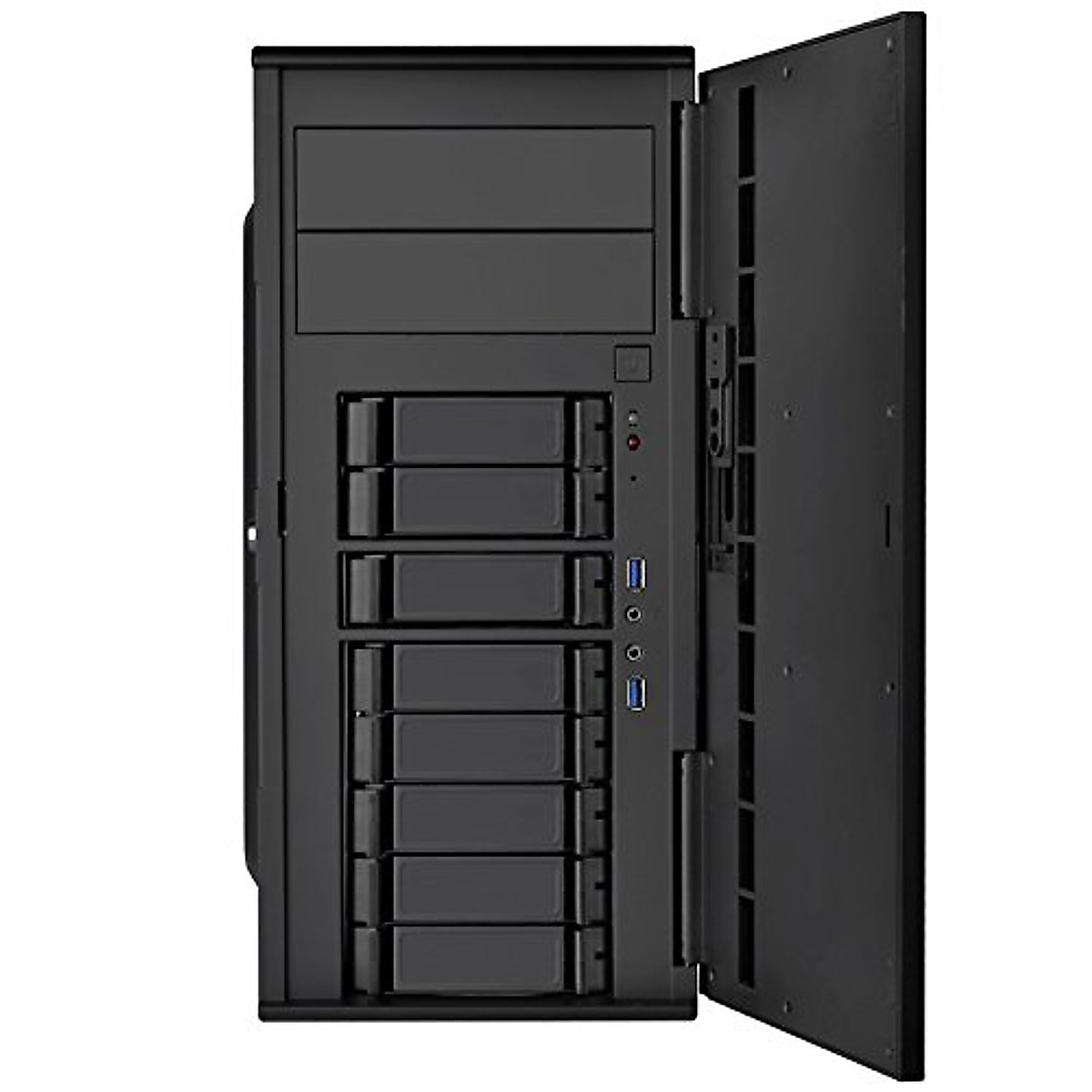SilverStone Technology CS380 8-Bay Compact ATX Tower case, CS380B-X V2.0, Black