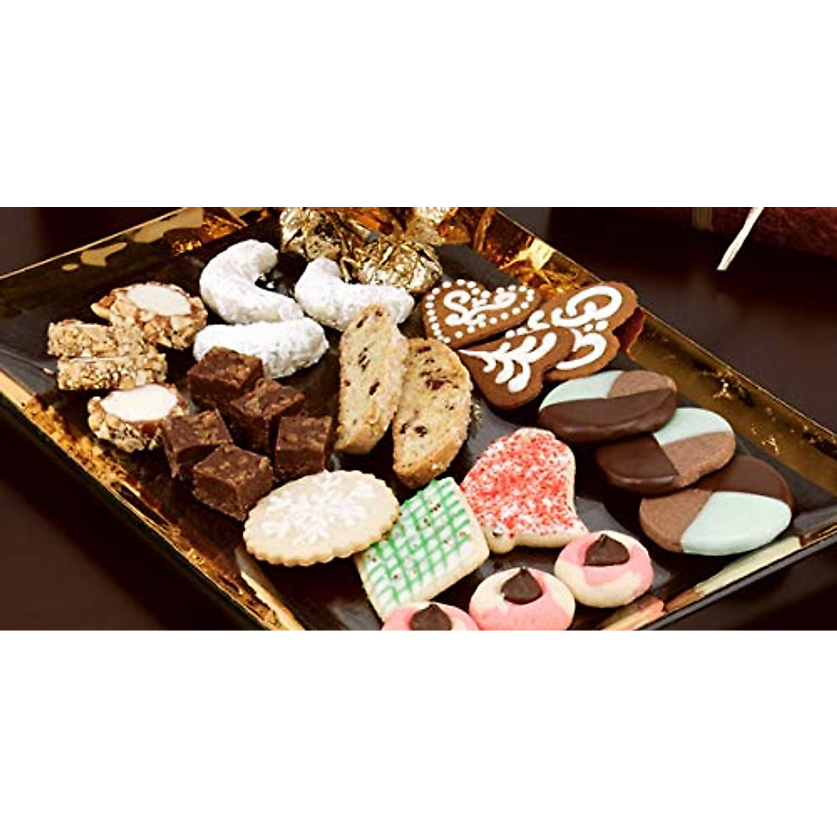 gold cookie tray Gold Cake Trays gold rectangle dessert trays gold disposable serving trays for parties and gold trays for dessert table (Pack of 12 )