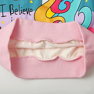 Kids Girls 2 Piece Valentine's Day Outfits Ruffle Sleeve Sweatshirts Tulle Sequins Skirt Dresses Clothes Toddler Heart Print Shirt Tutu Set 8t