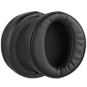 Geekria QuickFit Replacement Ear Pads for Sony MDR-XB950BT MDR-XB950B1 MDR-XB950/H Headphones Ear Cushions, Headset Earpads, Ear Cups Cover Repair Parts (Black)