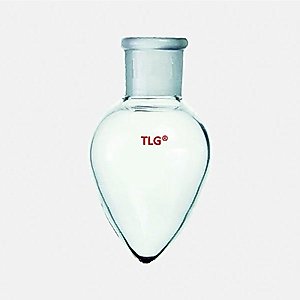 CHEM SCIENCE INC CS-F0321415 Flask, Pear Shape, Single Neck, Heavy Wall, Capacity 15 mL, Joint 14/20