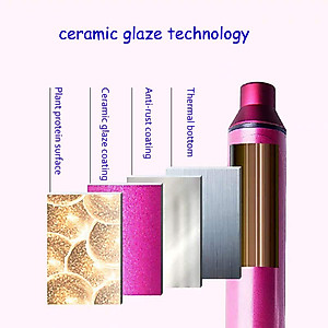 MBHAIR 9mm Thin Curling Wand Hair Curler, 3/8 Small Barrel Skinny Hair Curling Iron Wand Professional Super Tourmaline Ceramic Barrel Small Tongs for Short and Long Hair