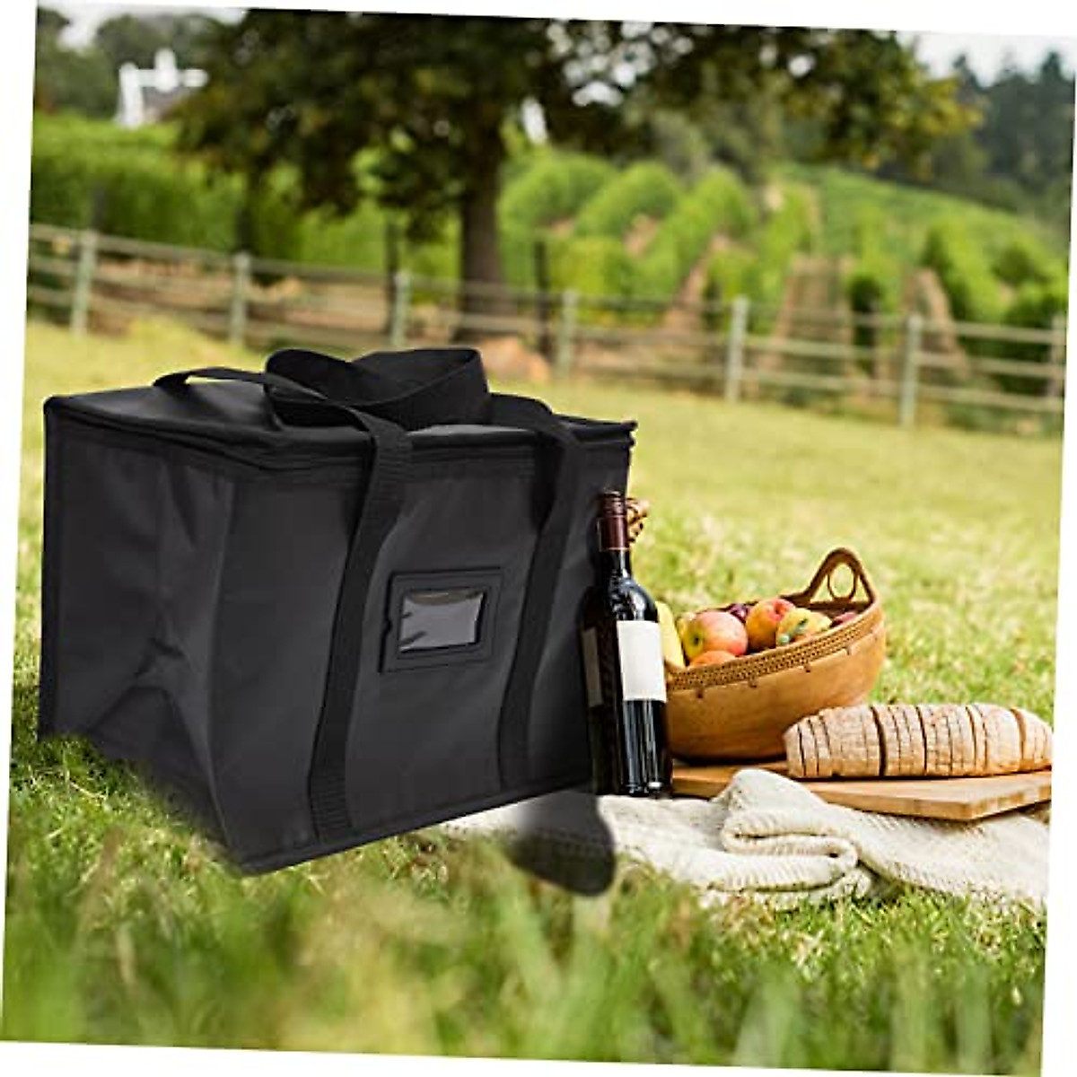 ULTECHNOVO Insulation Bags Reusable Grocery Bags Catering Foldable Shopping Bag Insulated Bags for Food Grocery Shopping Bags Restaurant Insulated Bag Cooler Bag Jumbo Insulated Bag