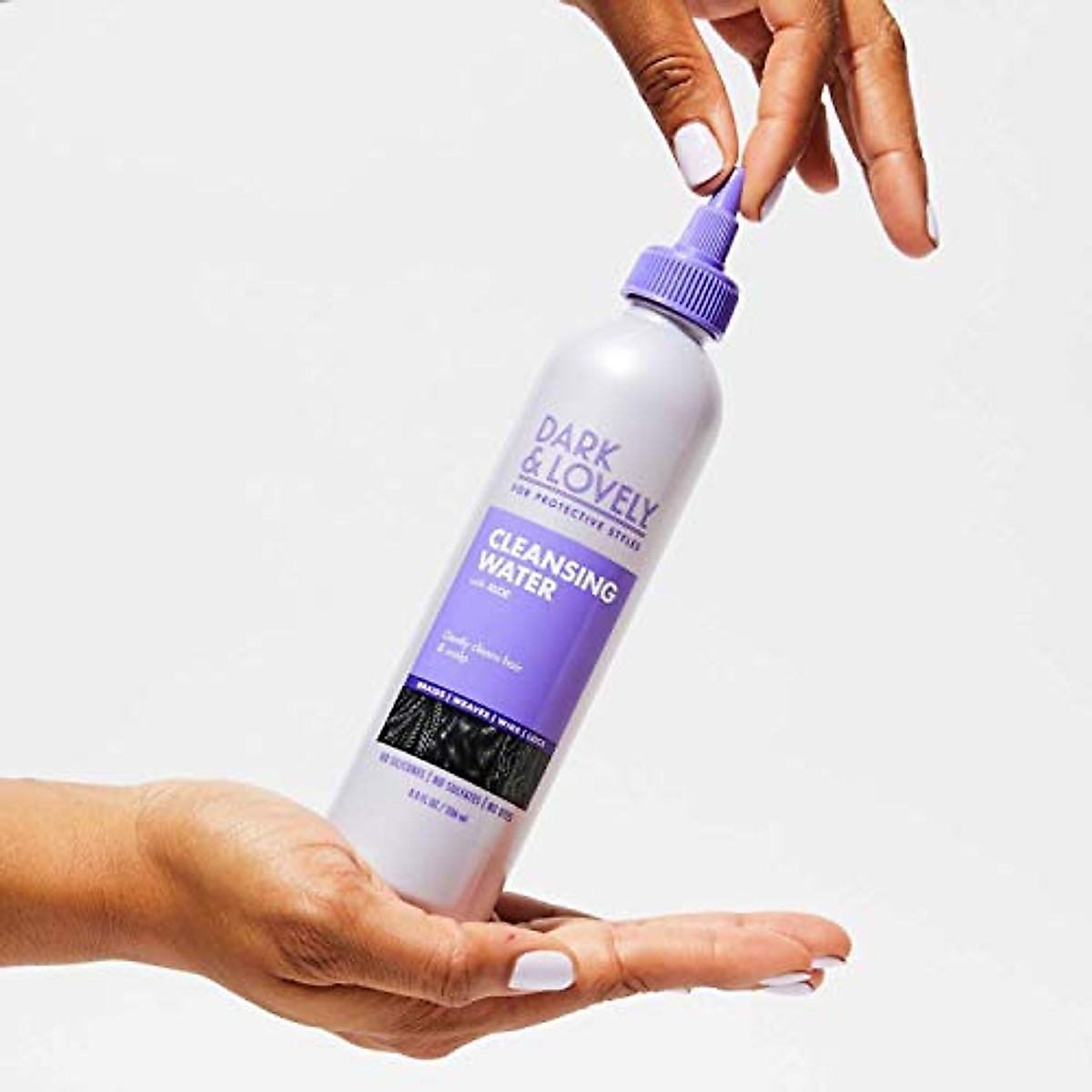 Softsheen-Carson Dark and Lovely for Protective Style Cleansing Water and Cream Detangler Kit Shampoo with Aloe and Conditioner with Avocado and Peppermint, 2 Count