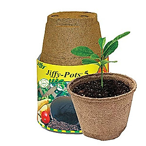 Plantation Products Jp508 Round Peat Pot, 5-Inch, 6-Pack (2)