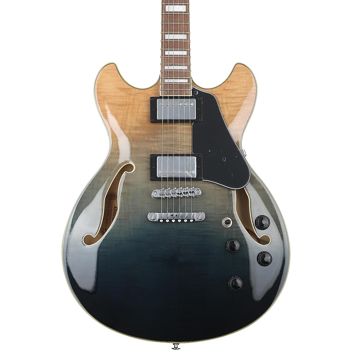 Ibanez Artcore AS73FM Semi-Hollow Electric Guitar - Transparent Indigo Fade