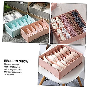 Alipis 1 Set/3pcs Underwear Storage Box Drawers for Clothes Dresser Drawer Hanging Drawers for Closet Storage Bags for Clothes Socks Organizer Drawer Divider Panties Organizer Box Grid