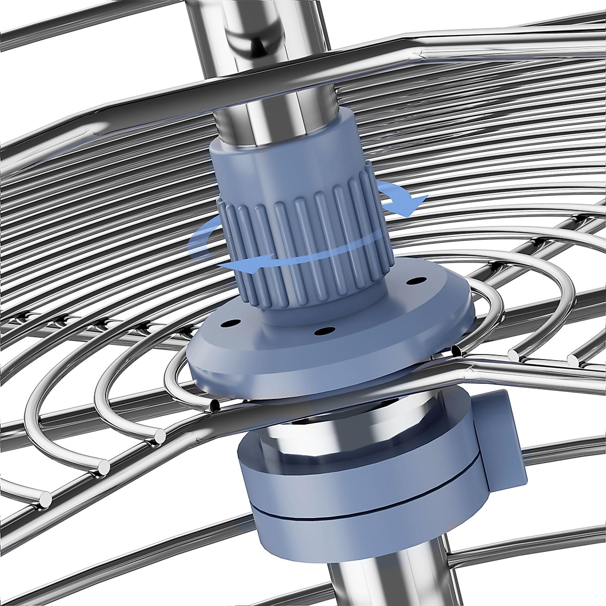 JOWBOOW 28" Corner Cabinet Lazy Susan Turntable, 270° Adjustable Height Chrome Replacement Shelves for Kitchen Corner Cabinet