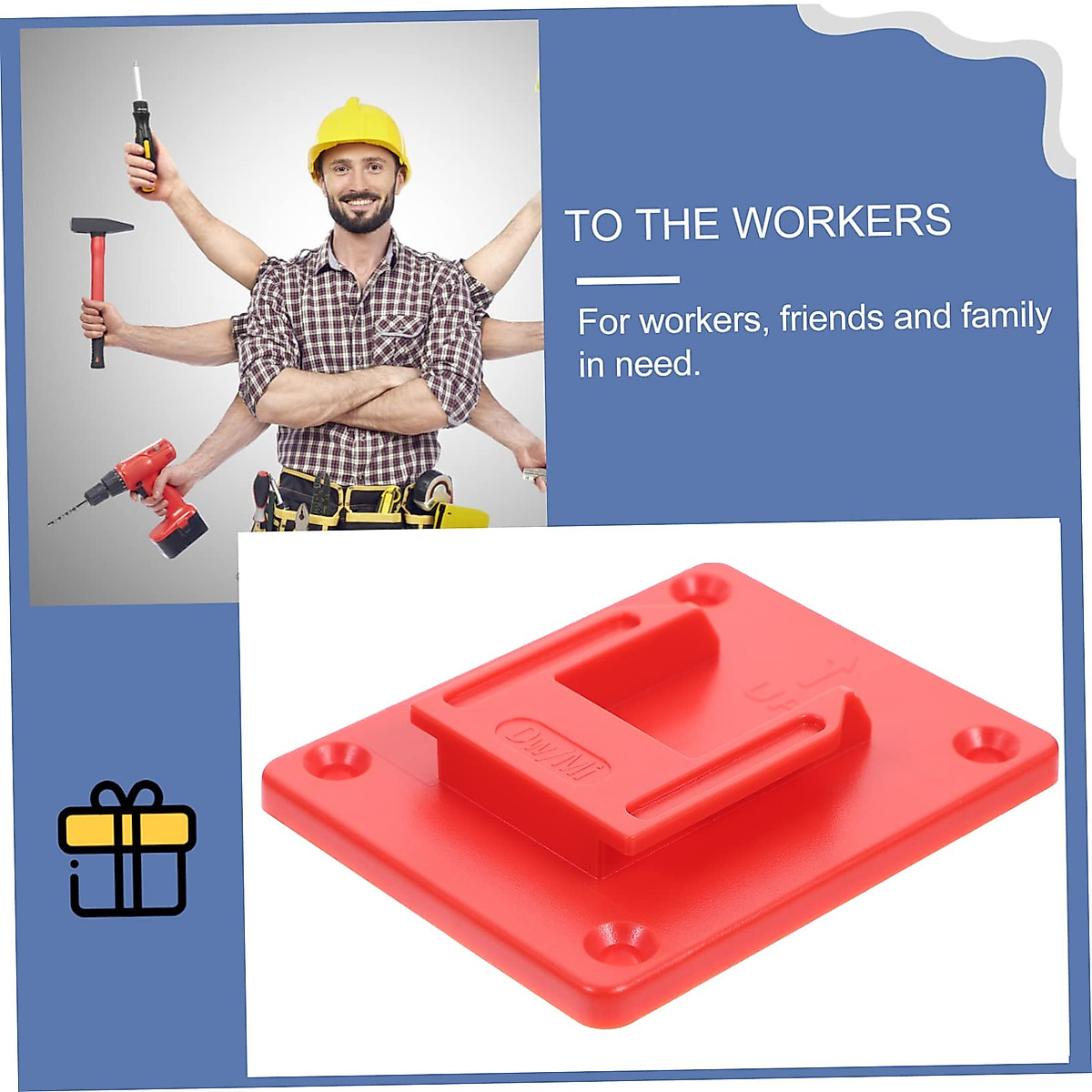 VILLCASE 24 Pcs Battery Suspension Bracket Drill Battery Dock Holders M18 Battery Wall Mount Electric Tool Storage Holder Milwaukeetool Tool Mount Holders Abs Lithium Battery Wall Hanging