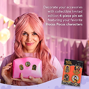 Disney Enamel Pin Set, Hocus Pocus Themed Jewelry, Pack of 4 Pieces, 1.75”, Limited Edition Collectors Pins with Three Sanderson Sisters and Billy Butcherson, Amazon Exclusive