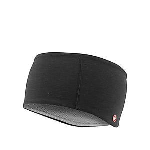 CA5W0|#Castelli Bandito Headband, Unisex Head Band - Adult, Light Black, One Size