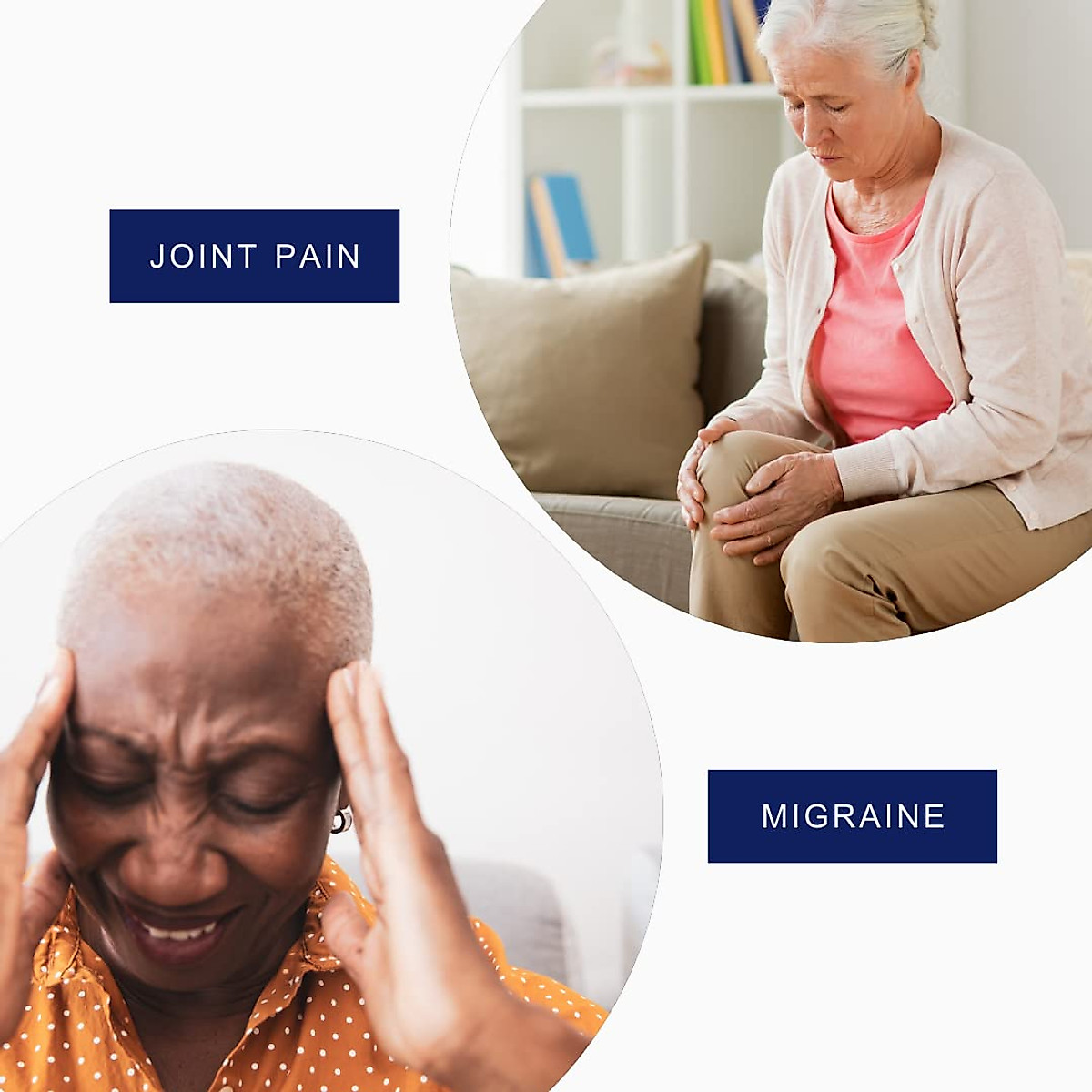 Solayman's Lavender Heating Pad Microwavable with Blue Removable Cover - Warm Compress Moist Heating pad for Back Pain Relief