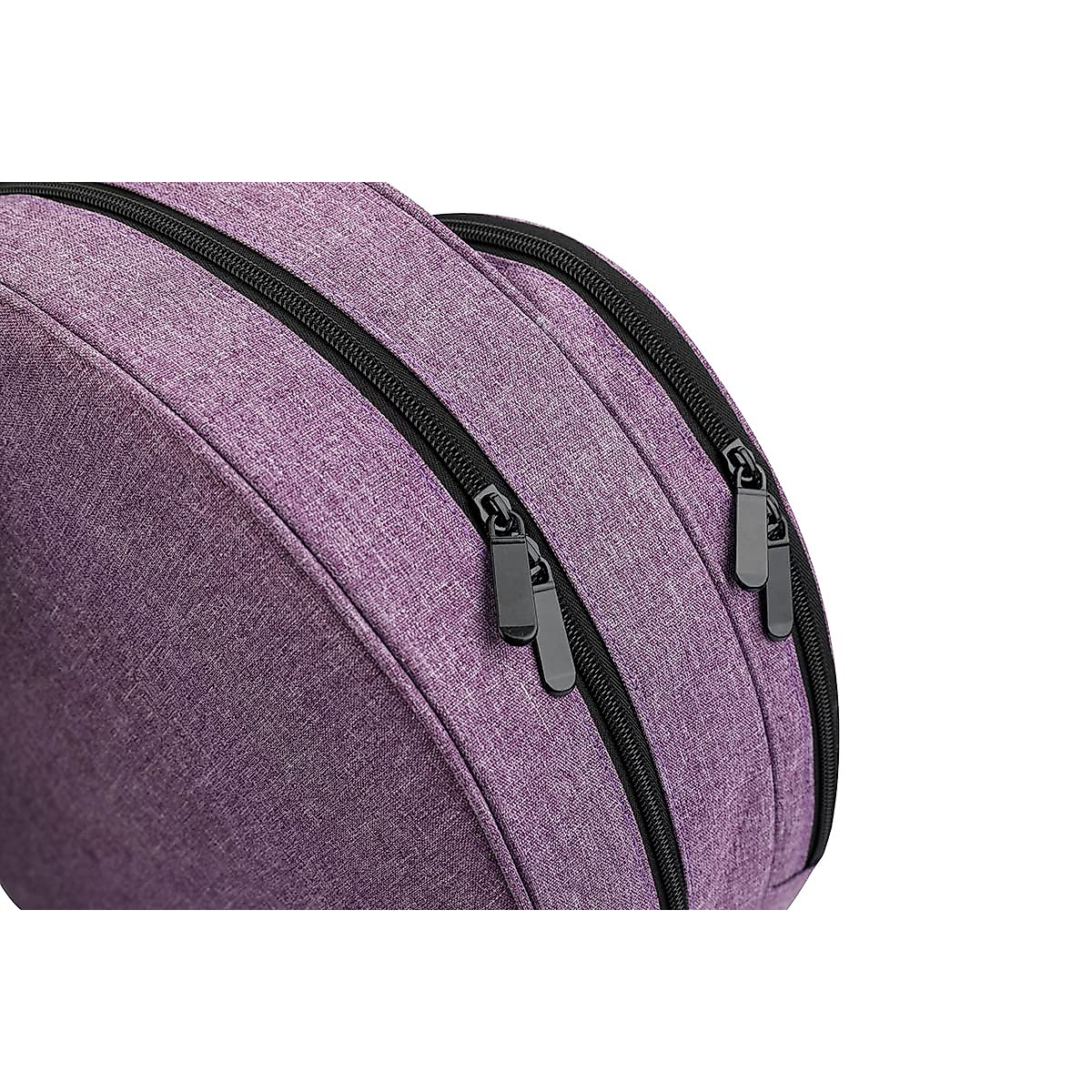 Shinyzone Cross Stitch Storage Bag Purple,Embroidery Projects Bag,Sewing Crafts Storage Tote Bag,Knitting Bags with Zipper Pockets Organiser for Embroidery Hoops,Charts and Threads