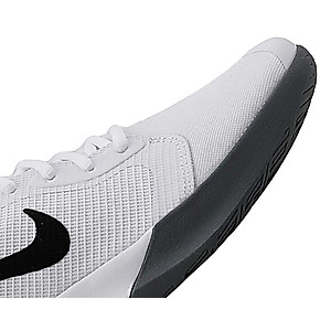 Nike Unisex-Adult Precision III Basketball Shoe, White/Black, 3.5 Regular US