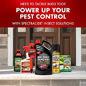 Spectracide Weed & Grass Killer, Use On Driveways, Walkways and Around Trees and Flower Beds, 1 Gallon (RTU Spray)