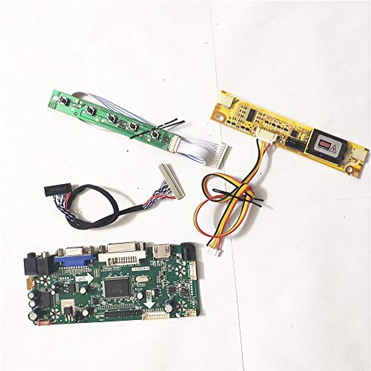 for LM170E03-TLJ1/TLJ5 LCD Monitor Panel M.NT68676 Screen Controller Drive Board HDMI+VGA+DVI LVDS 30Pin CCFL 1280 * 1024 17" Kit (LM170E03-TLJ1)