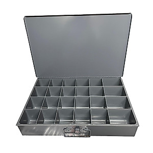 M&M Fasteners 1,250 Piece Grade 8 Coarse Thread Nut Bolt Hex Bolt Hex Head Cap Screw & Washer Assortment with Metal Drawer