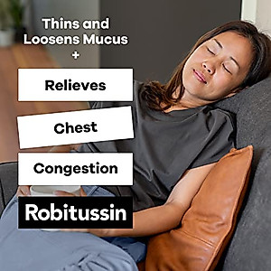 Robitussin Adult Maximum Strength Cough + Chest Congestion DM Max (8 fl. oz. Bottle), Non-Drowsy Suppressant & Expectorant, Raspberry Flavor
