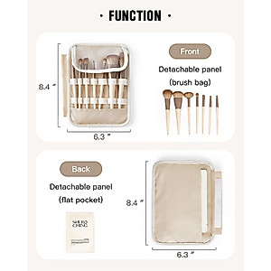 EACHY Travel Makeup Bag, Waterproof Cosmetic Bags for Women, Large Capacity PU Leather Make Up Organizer with Portable and Stylish (Pink)