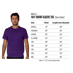 Ashland University Official Large One Color Logo Short Sleeve Mens Cotton T-Shirt,Purple, 2X-Large