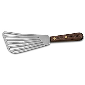 Dexter-Russell Walnut Slotted Fish Turner, 6.5-Inch, Stainless Steel