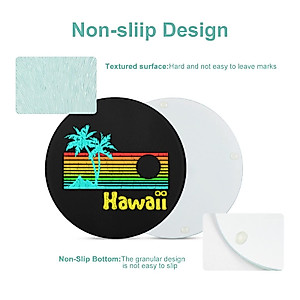 80s Retro Vintage Hawaii Chopping Blocks Tempered Glass Cutting Board Mats Food Tray for Home Kitchen Gift