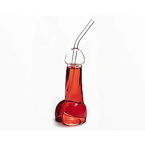 Bachelorette Party Decorations,Last Night Out Bachelorette Glasses set of 4, Funny Novelty Glasses with Borosilicate Straws and a Funnel, Glassware for a party