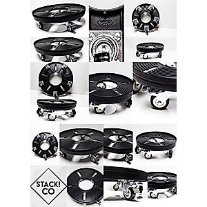 Slim Keg 12" Sturdy Dolly - Inexpensive and Easy Way to Move Sixtel and Quarter Slim Kegs and Small Heavy Pots - Great for Transporting Slim Kegs from Walk-in to Keg Fridge at Bar