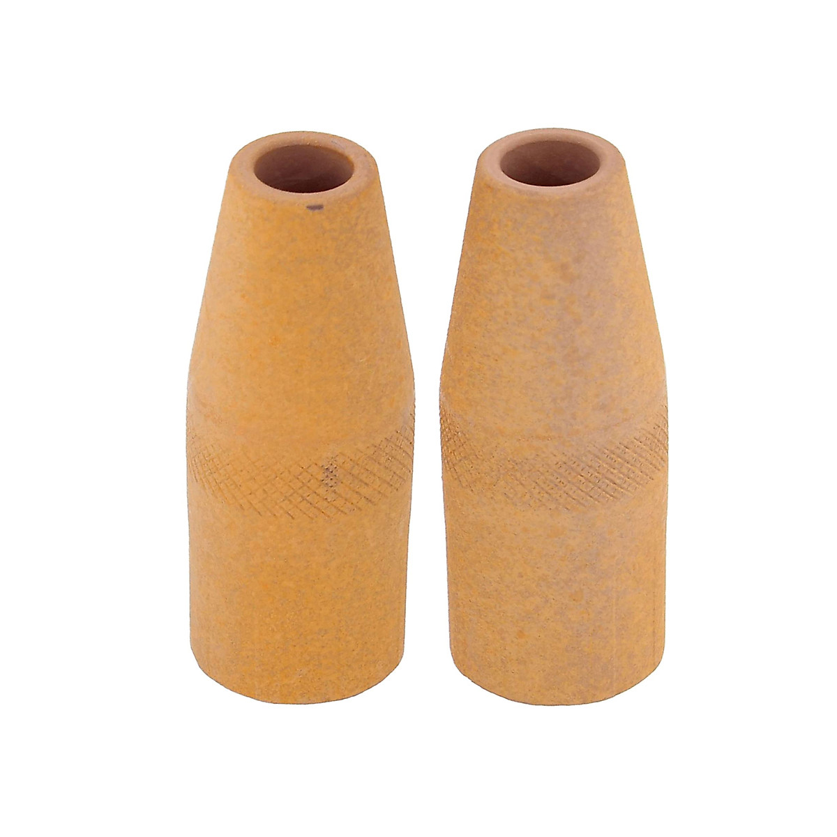 Walter Welding Nozzle 2pc Set - 3/8in Diameter Pre-Coated Ceramic E-Weld Nozzles Lincoln Style 250L and 350A Capability