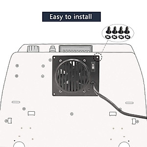 Criditpid WHF100 Vent-Free Wall Heater Blower Fan for Mr. Heater, Dyna-Glo, Dyna-Glo 30,000 BTU, Comfort Glow Vent Free Heaters, Replacement Ventless WHF100 Dyna-Glo Heater Fan Accessory Kit