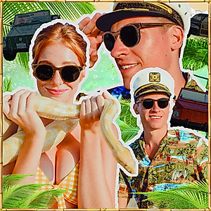 Woodies One-Bridge Classic Round All-Wood Sunglasses | Panto Shape, Dark Polarized Lens | 100% UVA/UVB Ray Protection