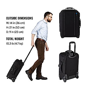 Tenba Roadie Air Case Roller 21 US Domestic Carry-On Camera Bag with Wheels (638-715)